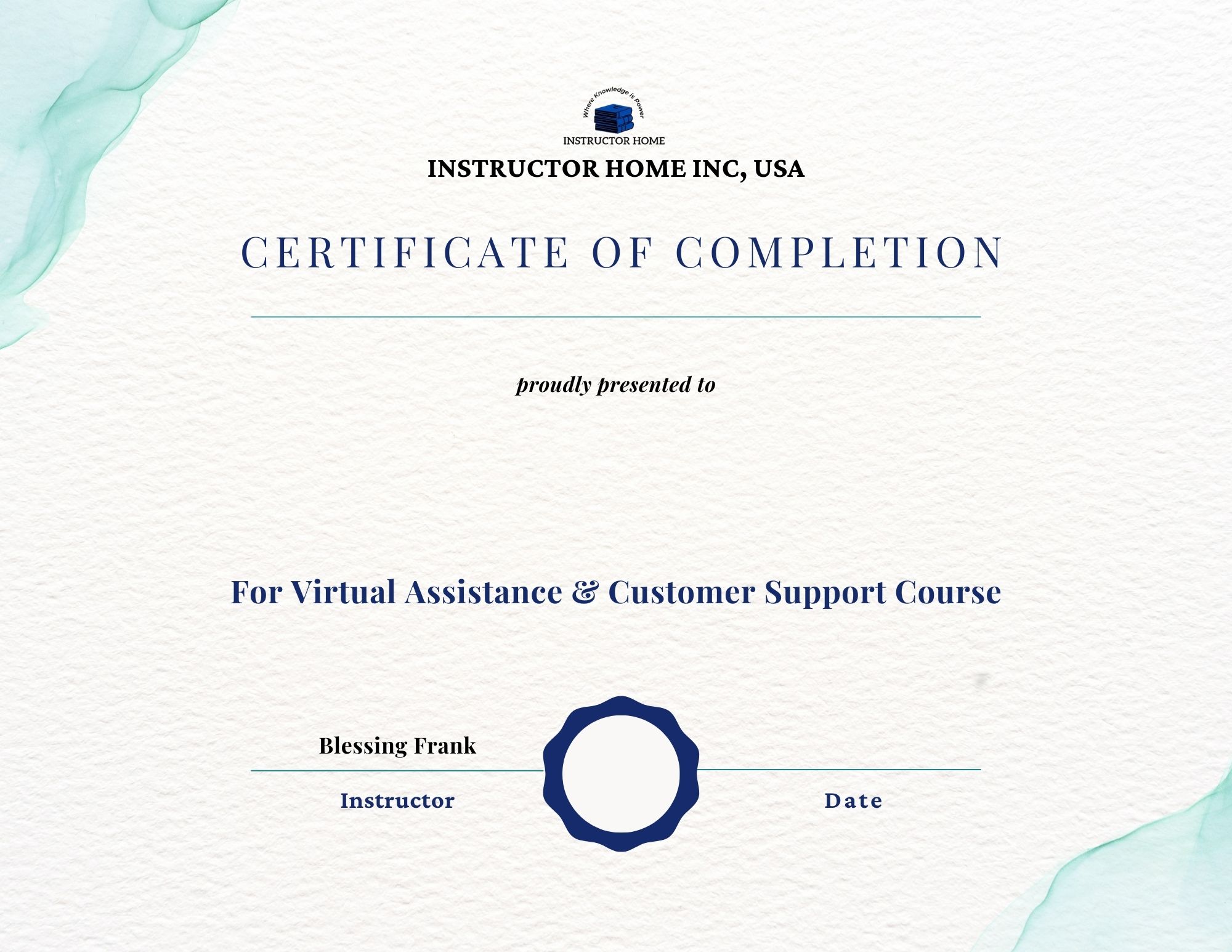 Virtual Assistance & Customer Support‹VA & CSR Certificate