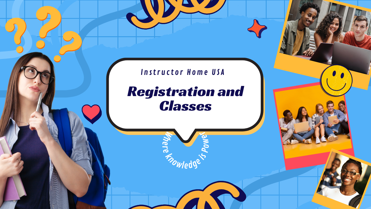 Education Overview – Instructor Home